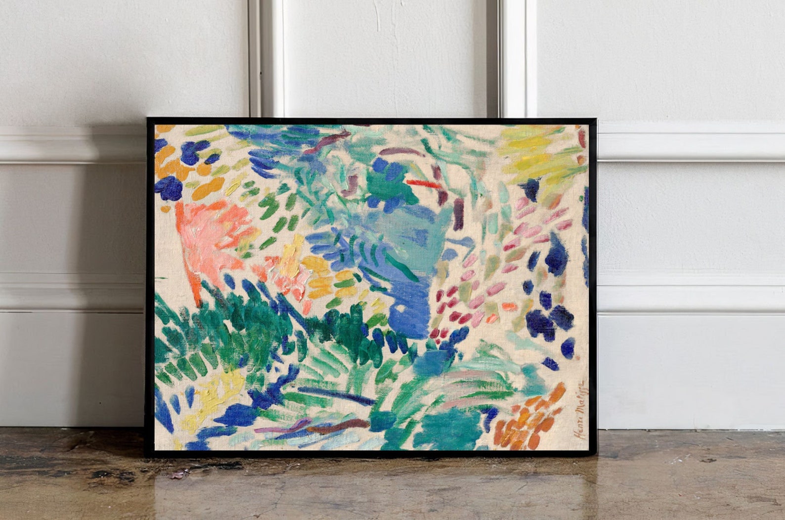 Henri Matisse Landscape at Collioure Poster, Henri Matisse Wall Art ...