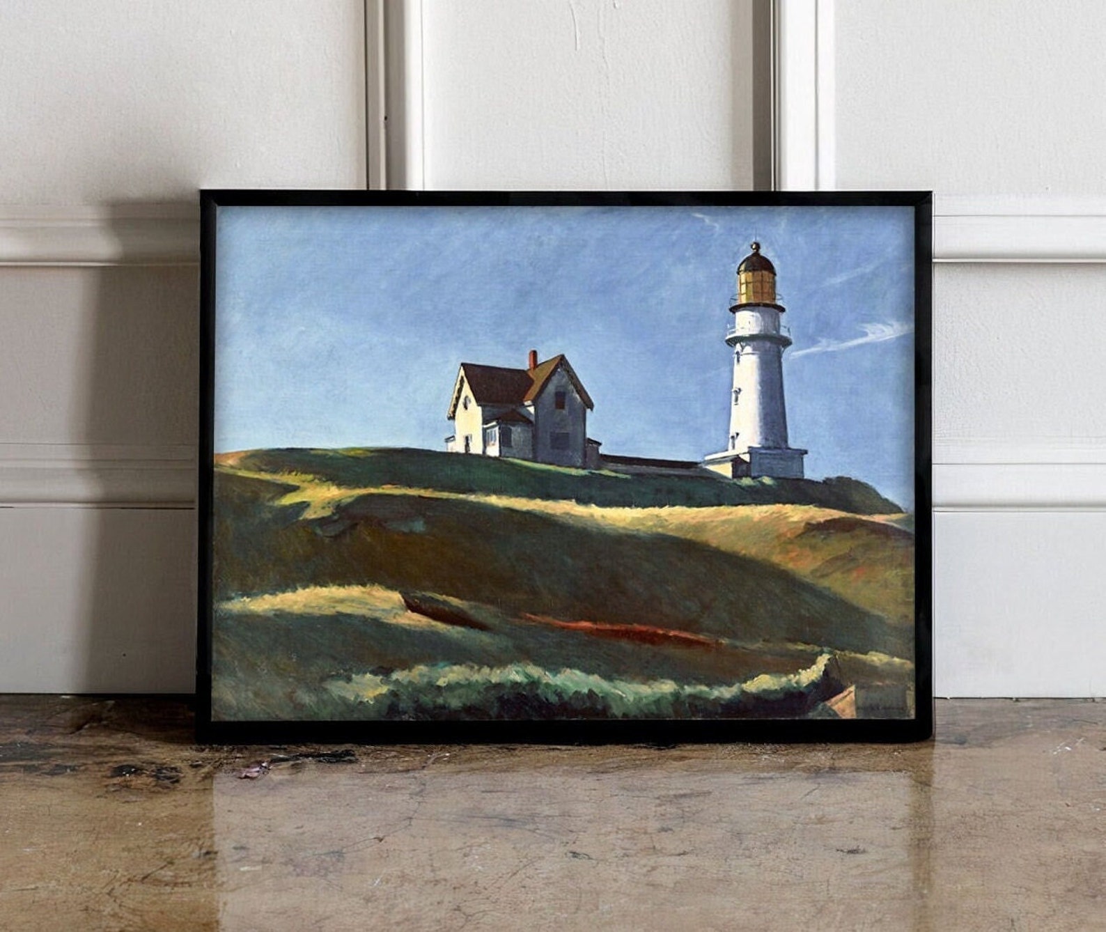 Edward Hopper Lighthouse Hill (1927) Poster, Edward Hopper Print ...