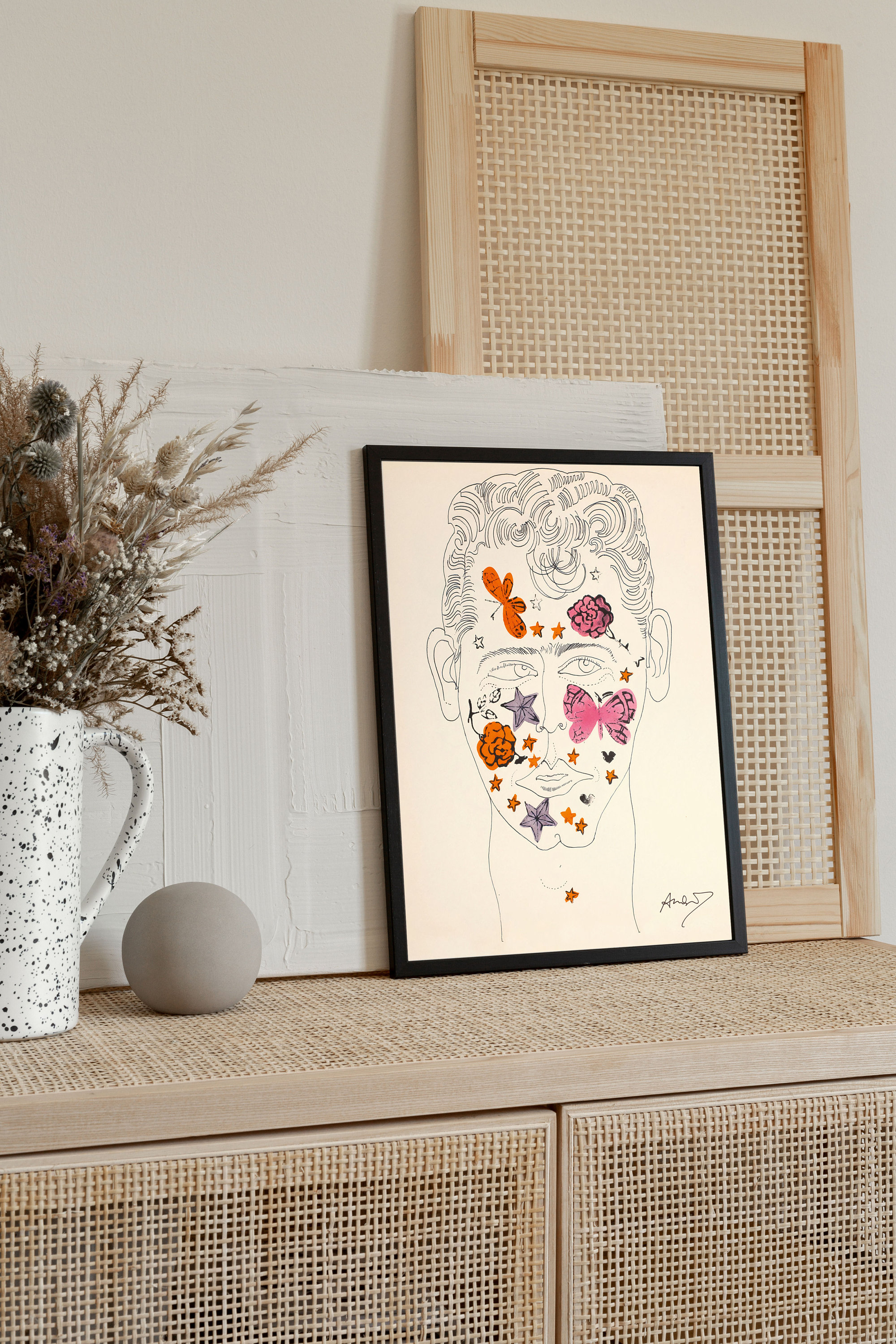 Rare Andy Warhol Drawing Poster Andy Warhol Line Art Print - Etsy