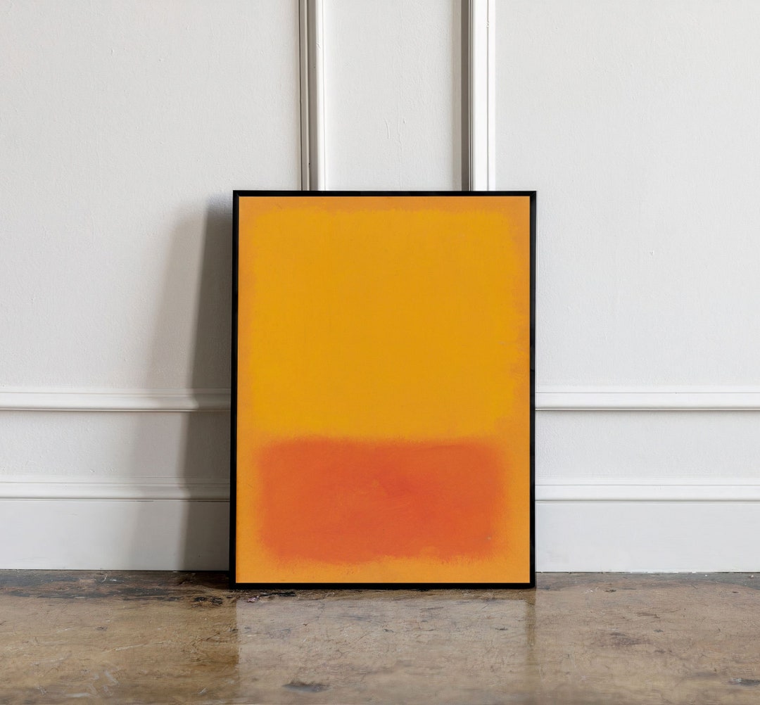 Mark Rothko Exhibition Poster, Mark Rothko Art Print, Abstract Art ...