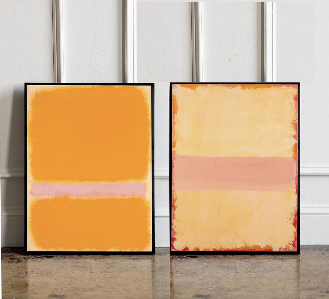 Set of 2 Mark Rothko Exhibition Poster Mark Rothko Exhibition - Etsy