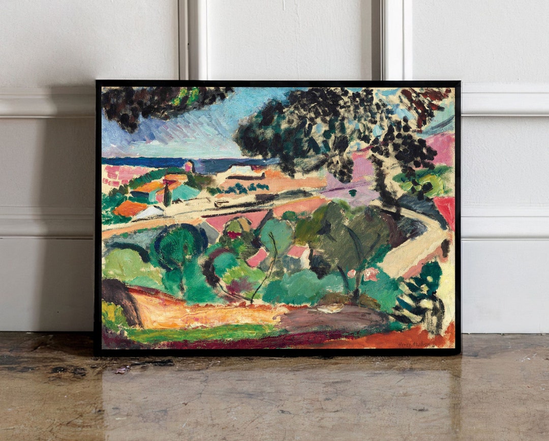 Henri Matisse Landscape Near Collioure Poster, Henri Matisse Exhibition ...
