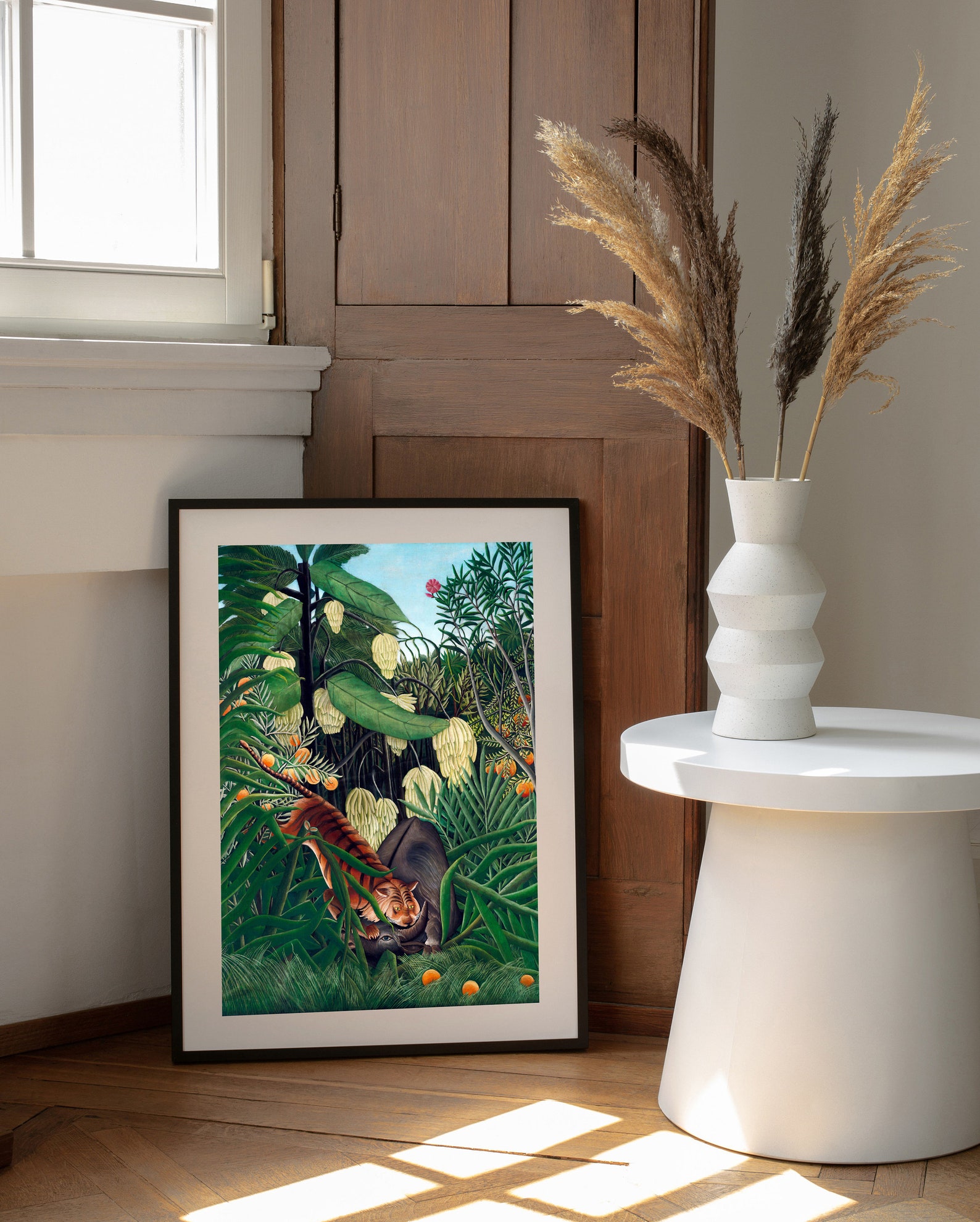 Henri Rousseau Fight Between a Tiger and Buffalo Henri - Etsy