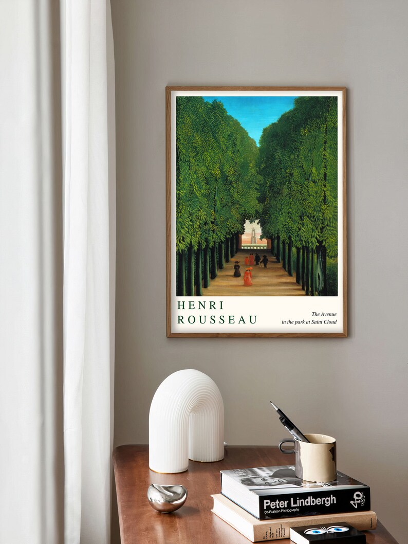 Henri Rousseau the Avenue in the Park Henri Rousseau Print | Etsy
