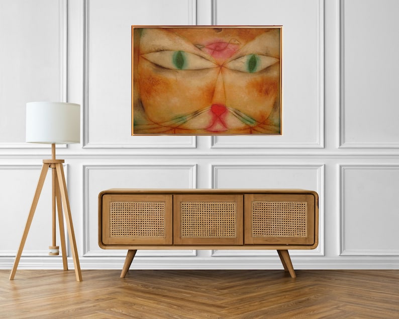 Paul Klee Cat and Bird (1928) Print, Paul Klee Poster, Paul Klee Art ...