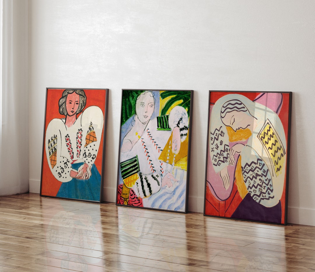 SET OF 3 La Blouse Romaine Henri Matisse Posters, Henri Matisse Print ...