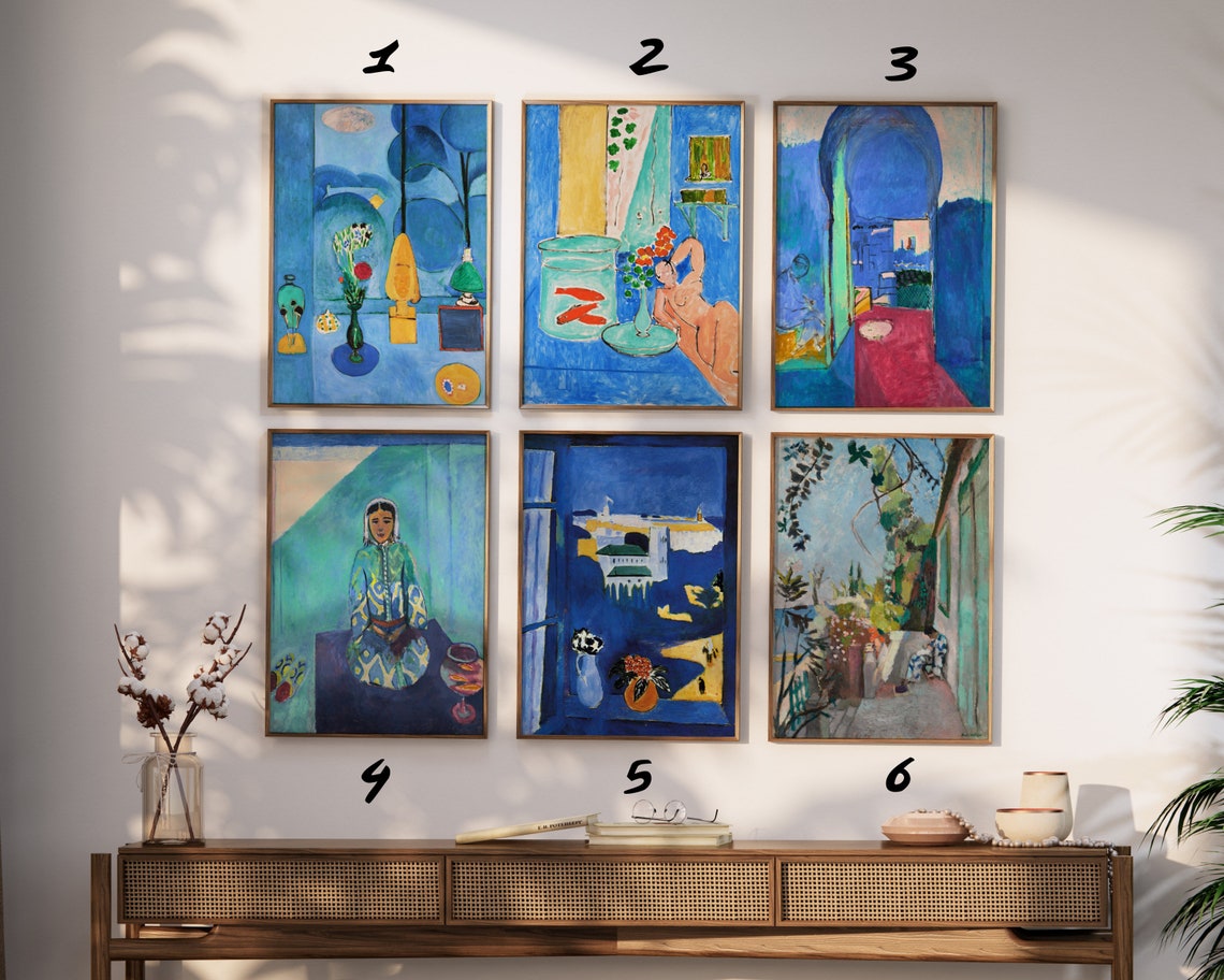 Set of Henri Matisse Exhibition Poster, Henri Matisse Exhibition Print ...