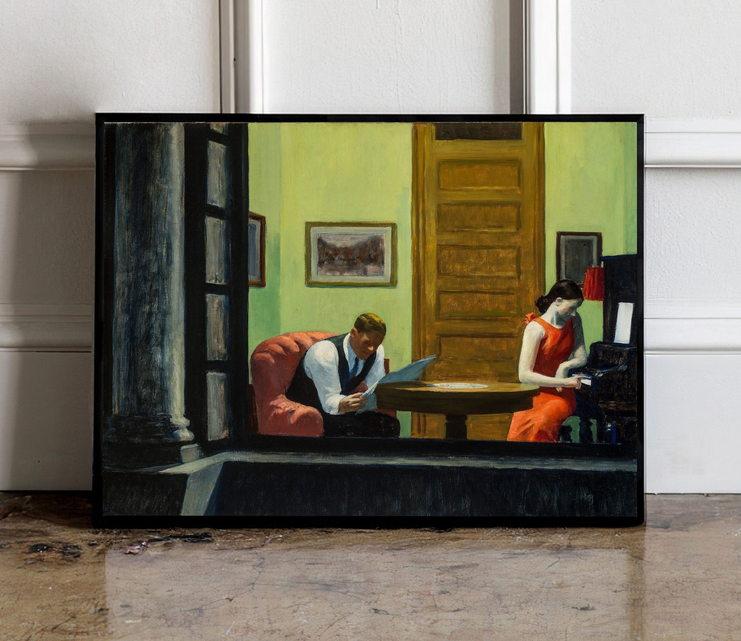 Edward Hopper Room in New York Poster Edward Hopper Print - Etsy UK