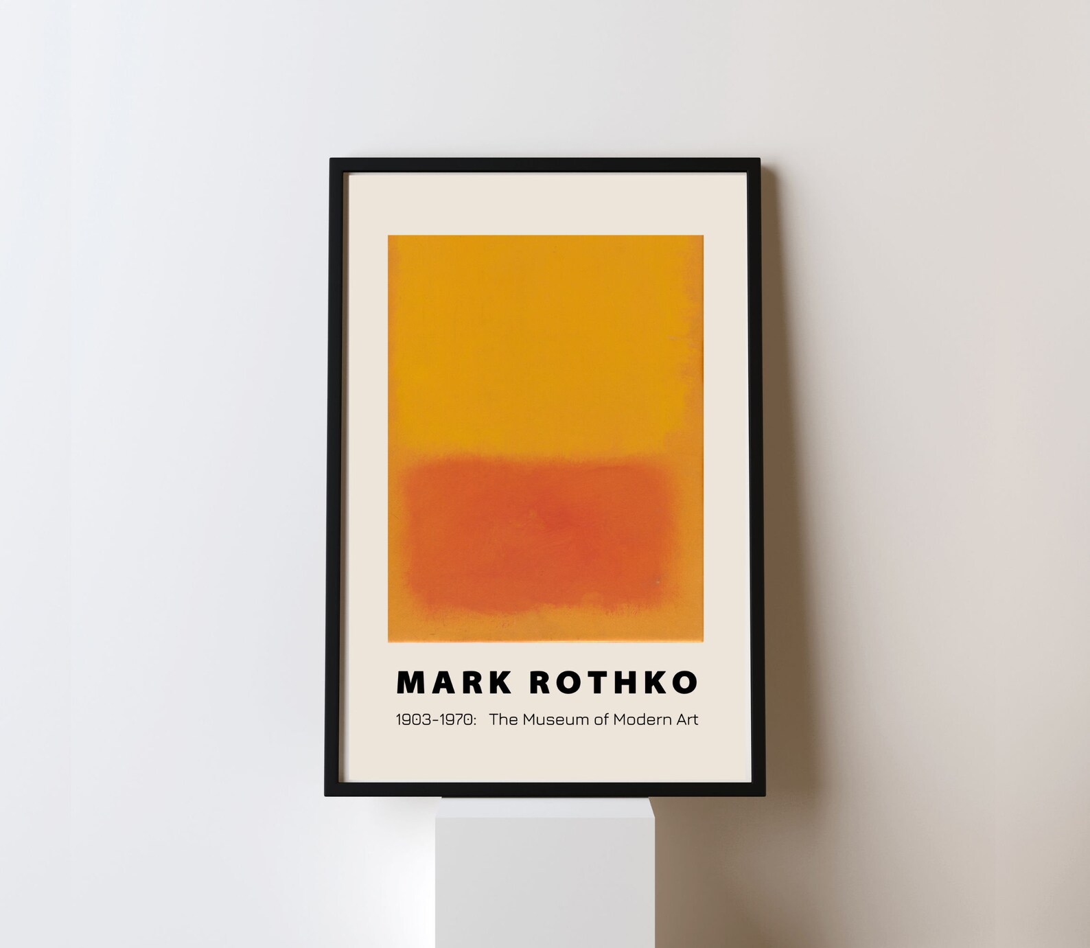 Mark Rothko Exhibition Poster Mark Rothko Art Print Abstract - Etsy