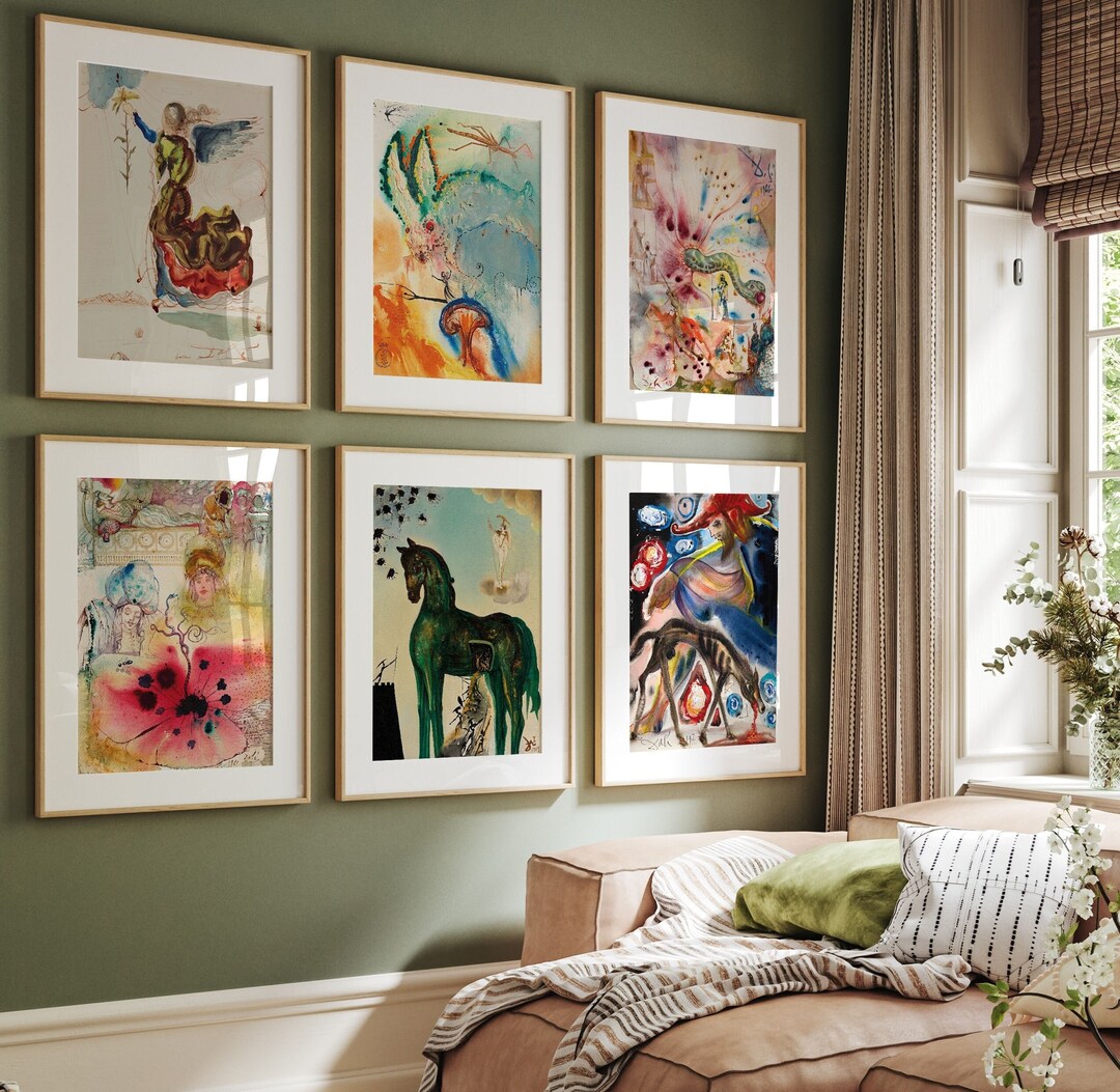 Salvador Dali Poster Sets, Salvador Dali Exhibition Print, Salvador ...