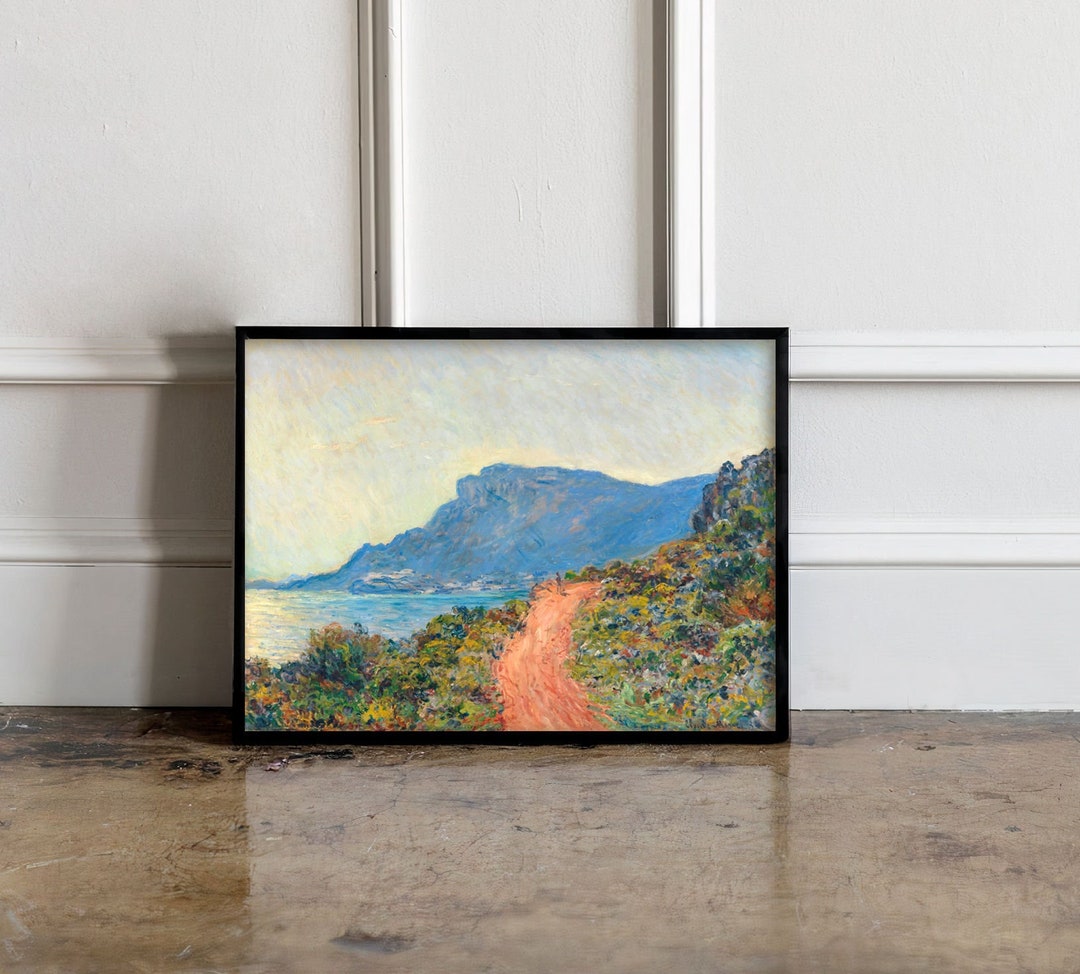 Claude Monet the Corniche Near Monaco 1884 Poster Claude - Etsy
