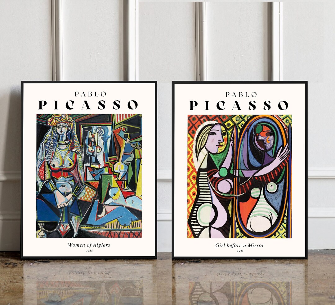 SET OF 2 Pablo Picasso Exhibition Posters, Pablo Picasso Exhibition ...