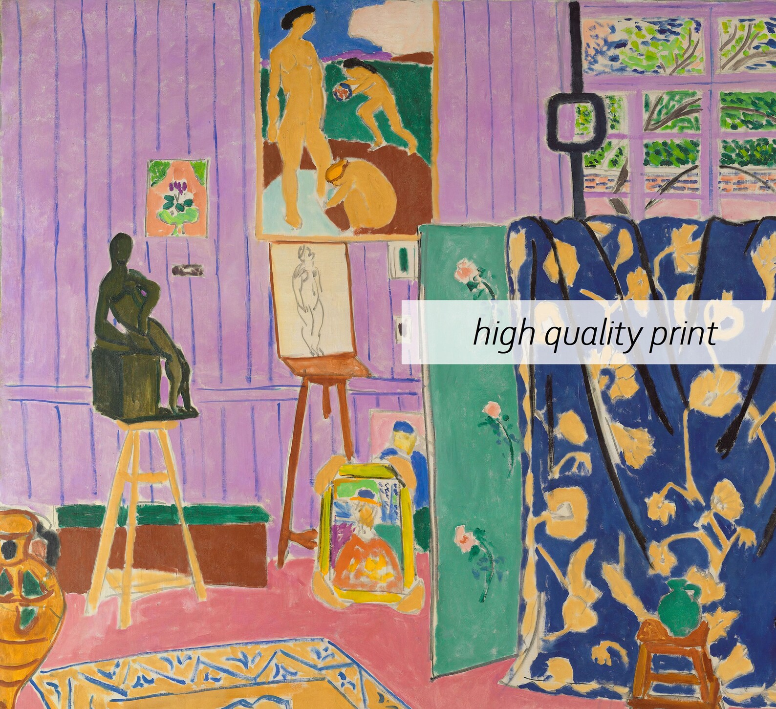 Henri Matisse Pink Studio 1911 Poster Henri Matisse Poster - Etsy
