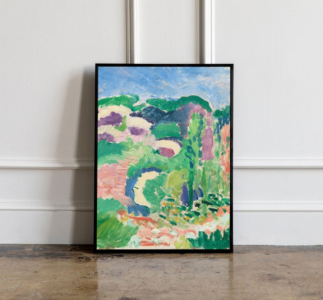Henri Matisse Landscape at Collioure Poster, Henri Matisse Wall Art ...