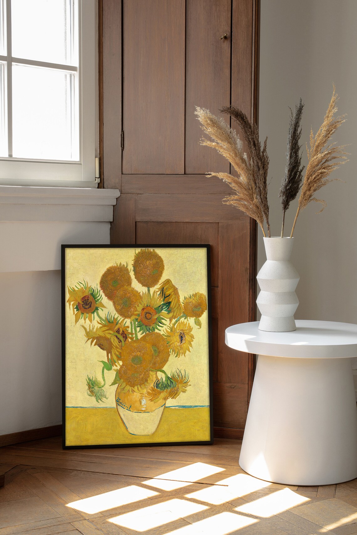 Vincent Van Gogh Sunflowers Print Van Gogh Exhibition Poster | Etsy