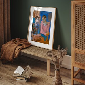 Pablo Picasso Acrobat and Young Harlequin Print, Pablo Picasso ...