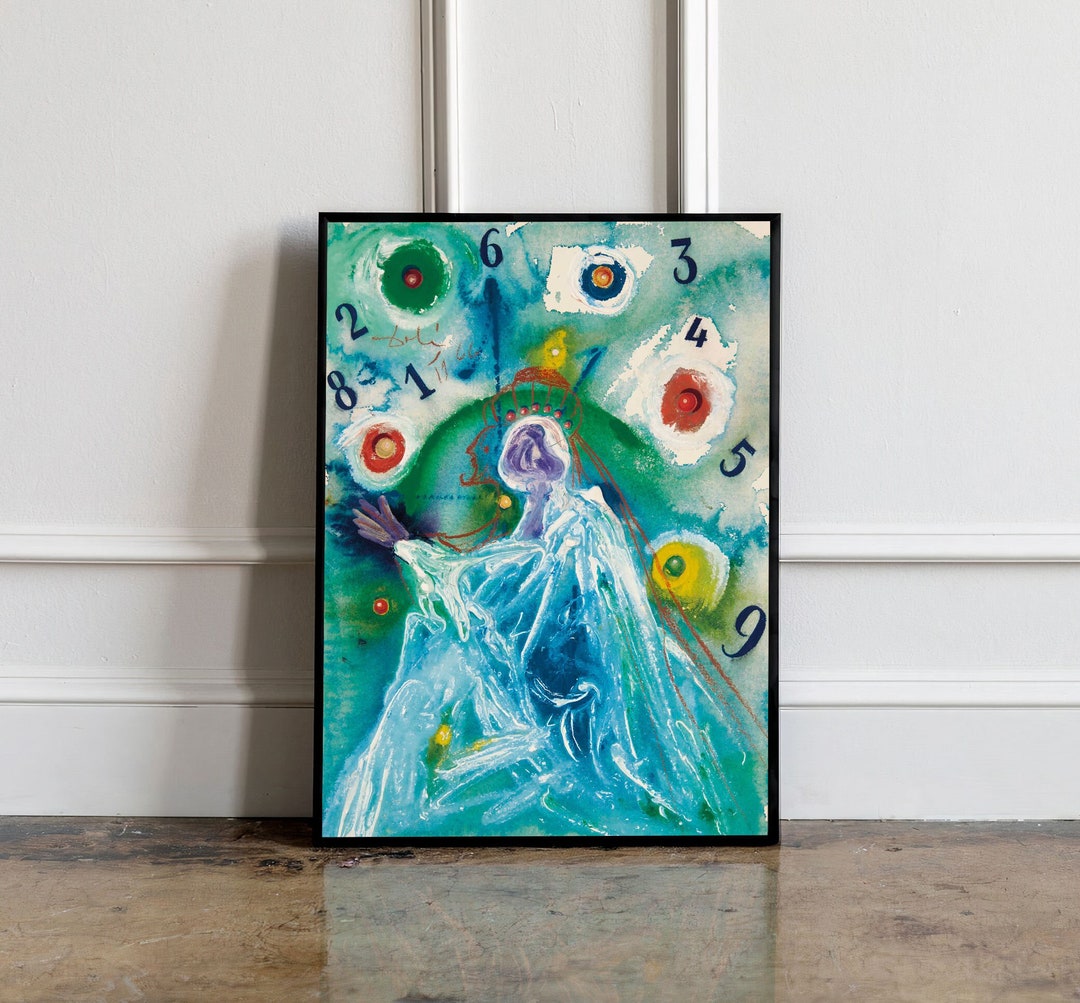 Salvador Dali Print, Salvador Dali Exhibition Poster, Dali Wall Decor ...