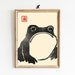 Set of 6 Matsumoto Hoji Frog Print, Matsumoto Hoji Frog Poster ...