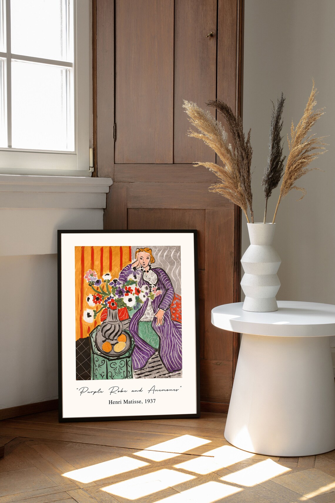 Henri Matisse Purple Robe and Anemones 1937 Poster, Henri Matisse Wall ...