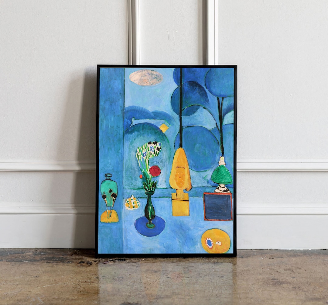 Henri Matisse the Blue Window Poster, Henri Matisse Wall Art, Henri ...