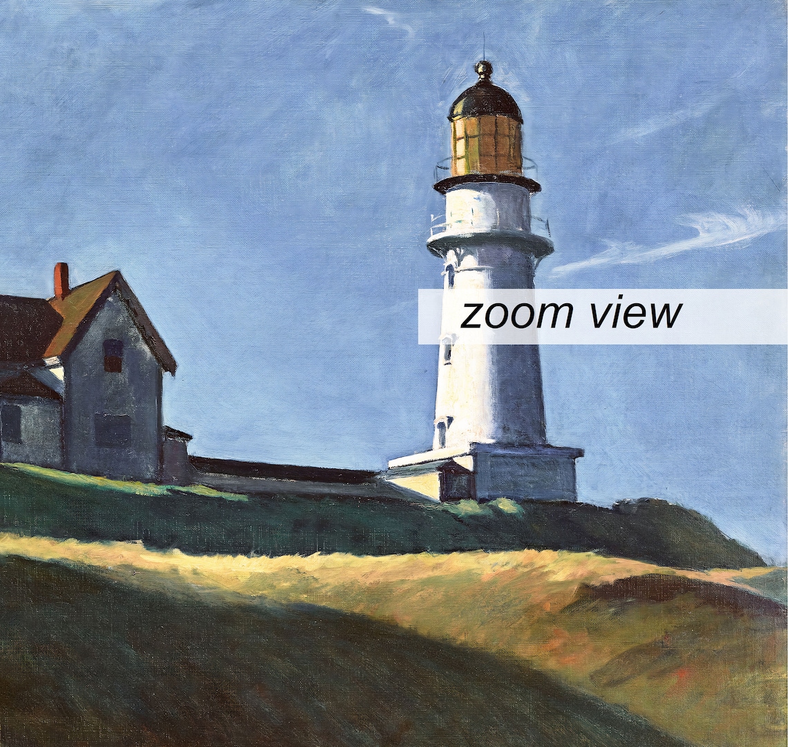 Edward Hopper Lighthouse Hill 1927 Poster Edward Hopper - Etsy