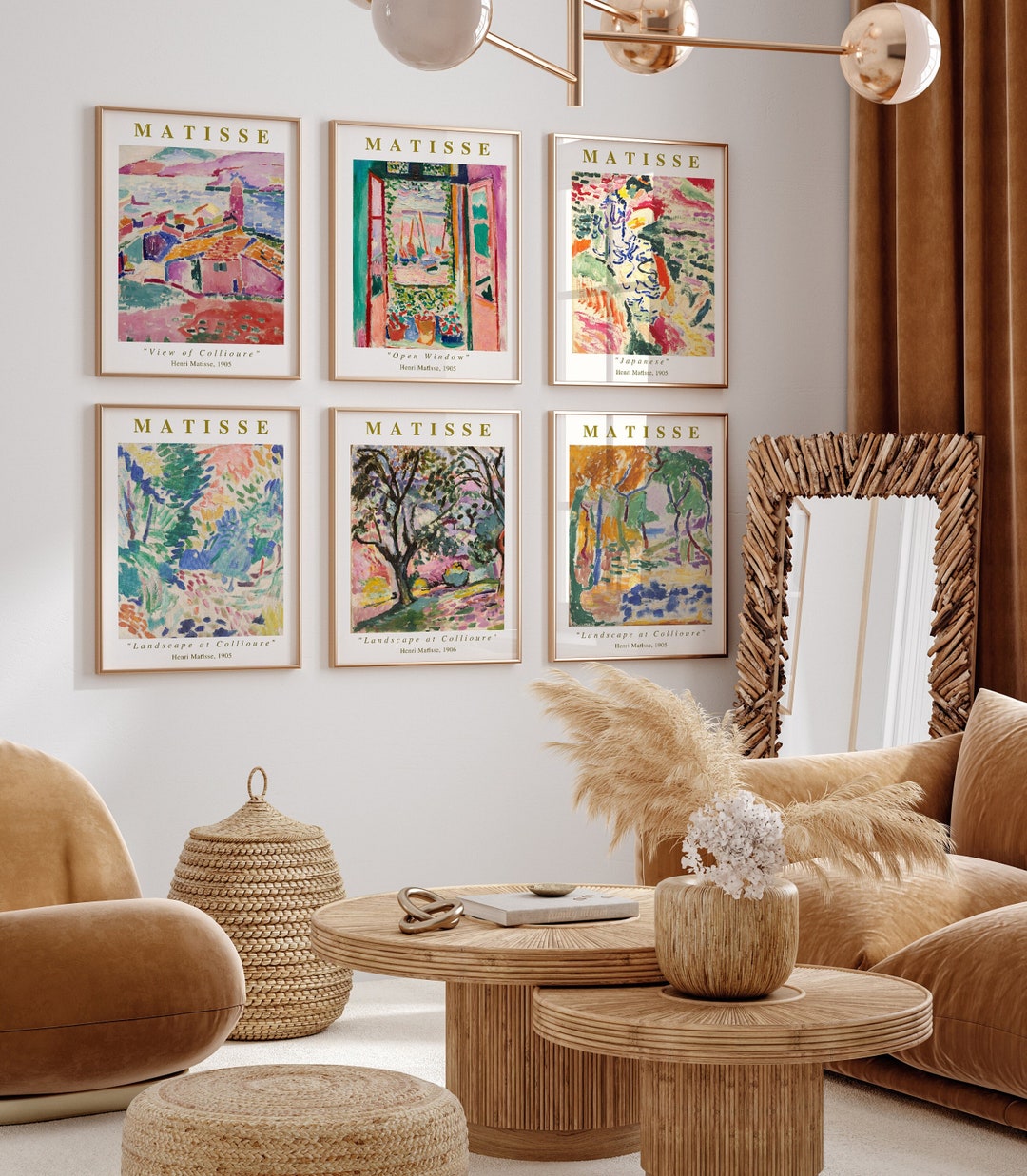 Set of Henri Matisse Exhibition Poster, Henri Matisse Exhibition Print ...