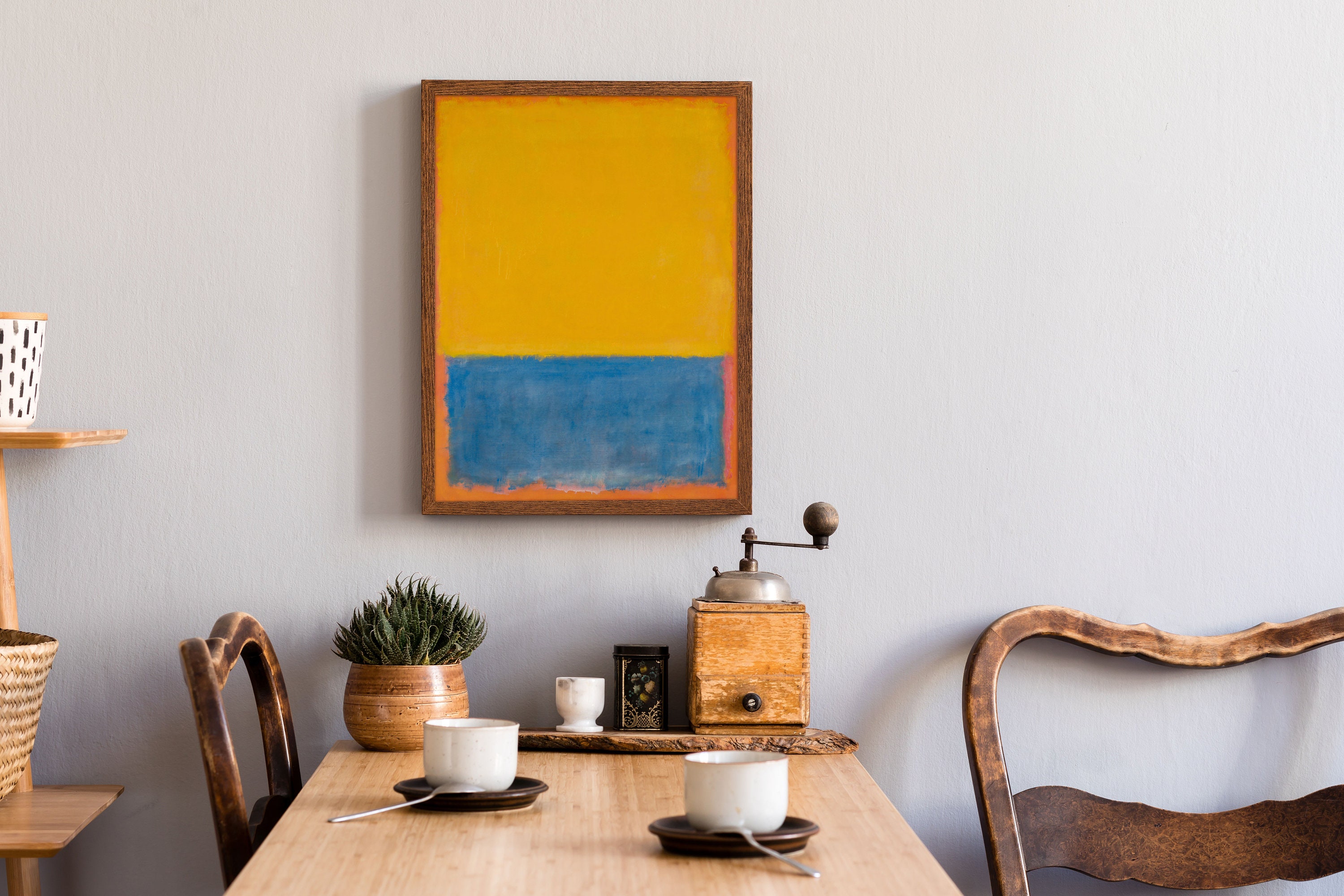 Mark Rothko Gelb und Blau auf Orange Poster Mark Rothko - Etsy.de