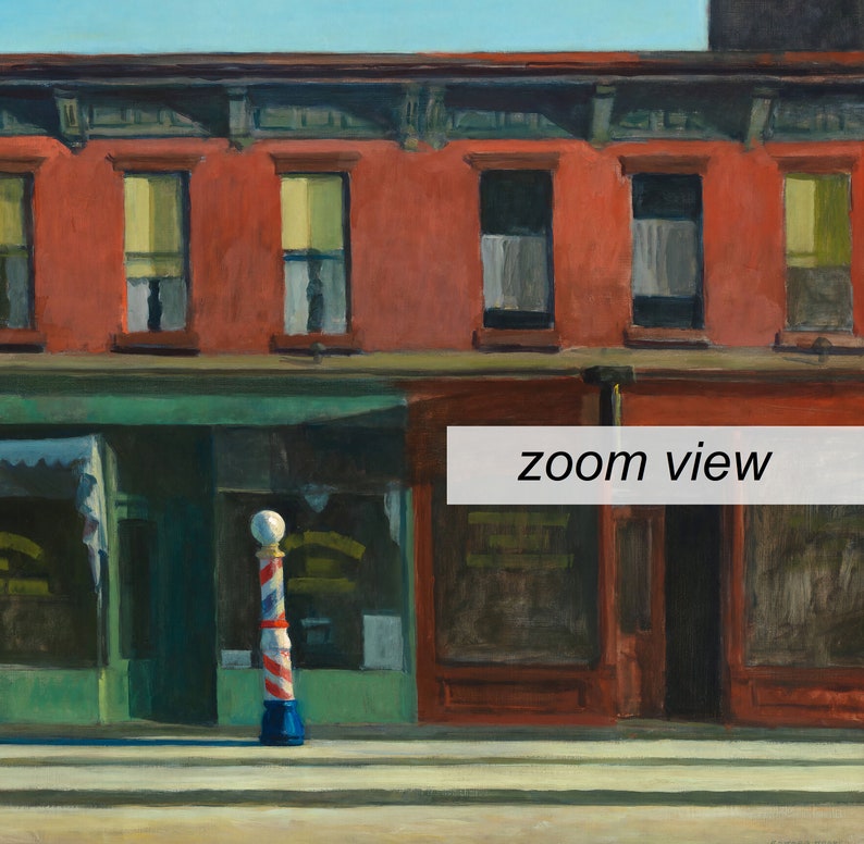 Edward Hopper Early Sunday Morning Poster Edward Hopper - Etsy
