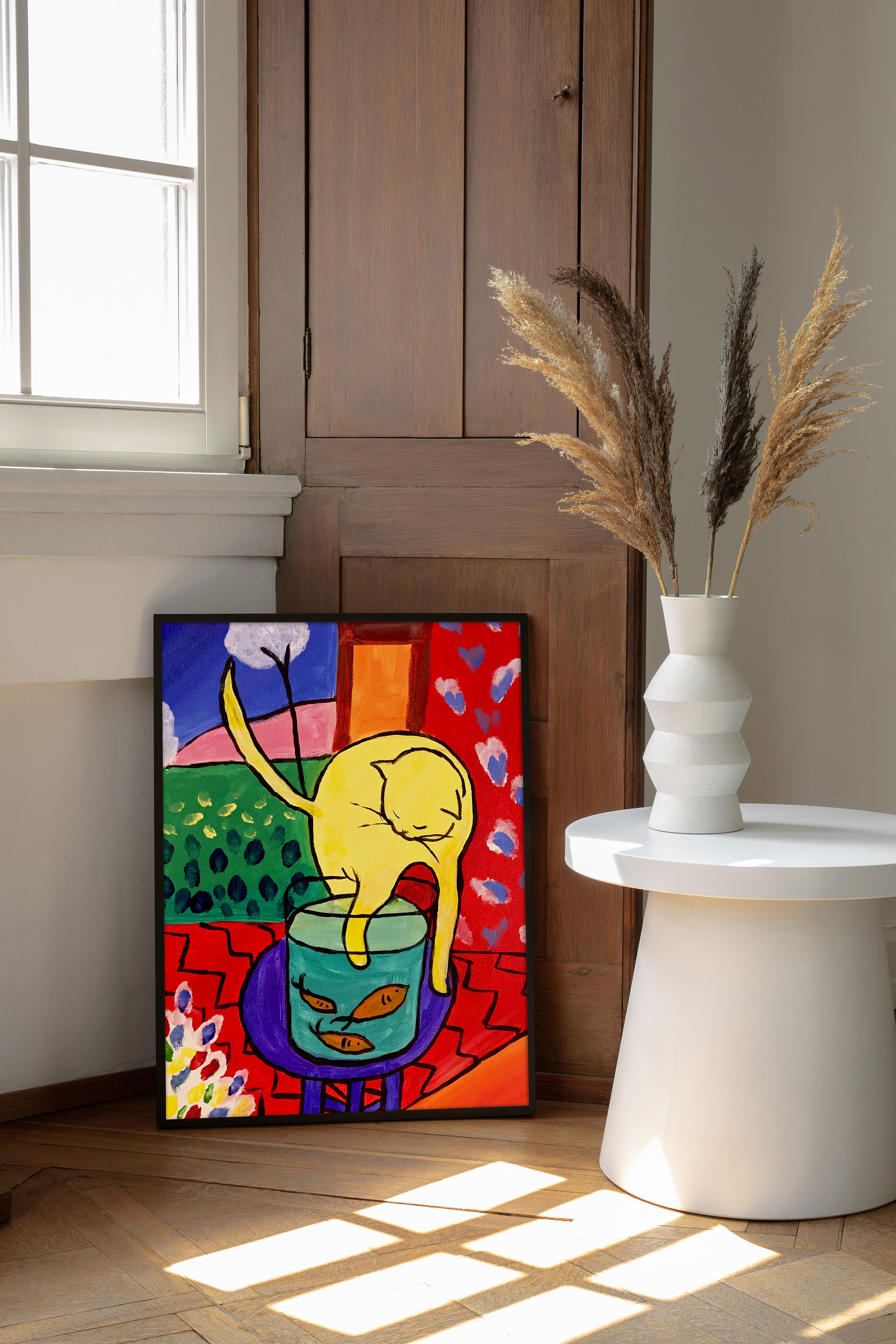 Henri Matisse Cat With Red Fish Poster, Henri Matisse Wall Art, Henri ...
