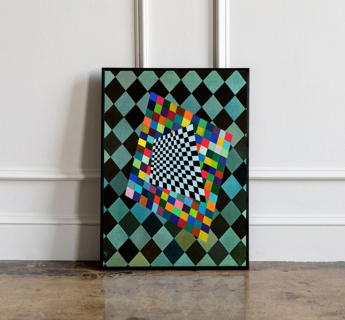 Wasilly Kandinsky Square Exhibition Print Kandinsky Poster - Etsy