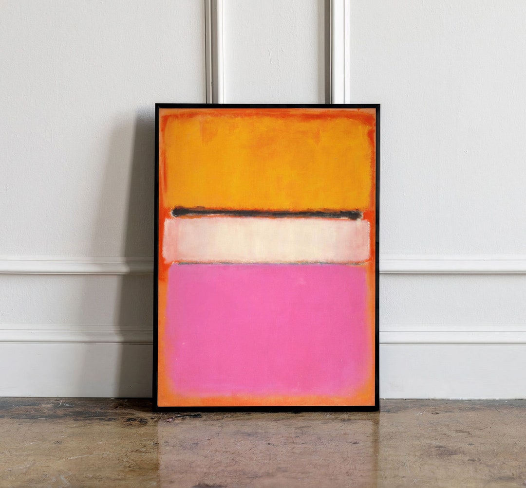 Mark Rothko Exhibition Poster, Mark Rothko Art Print, Abstract Art ...