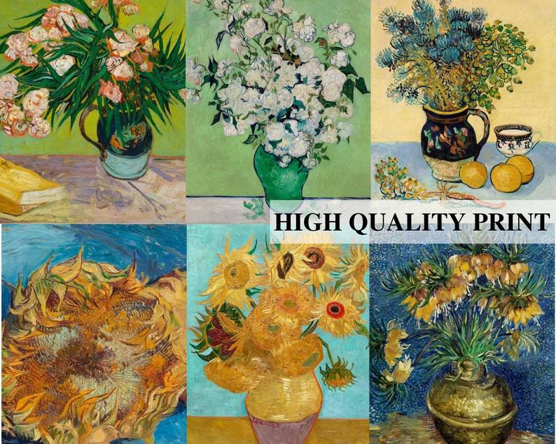 Vincent Van Gogh Poster Sets Vincent Van Gogh Exhibition - Etsy