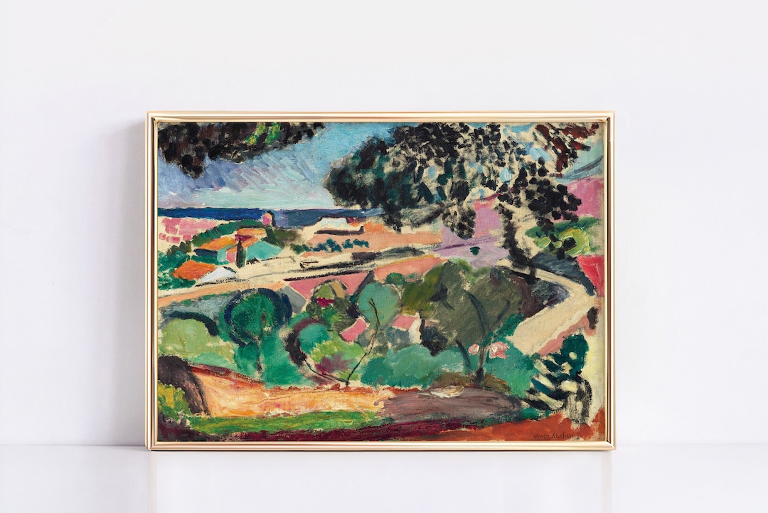 Henri Matisse Landscape Near Collioure Poster, Henri Matisse Exhibition ...
