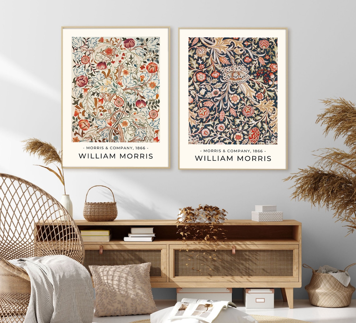 SET OF 2 William Morris Posters William Morris Print William - Etsy