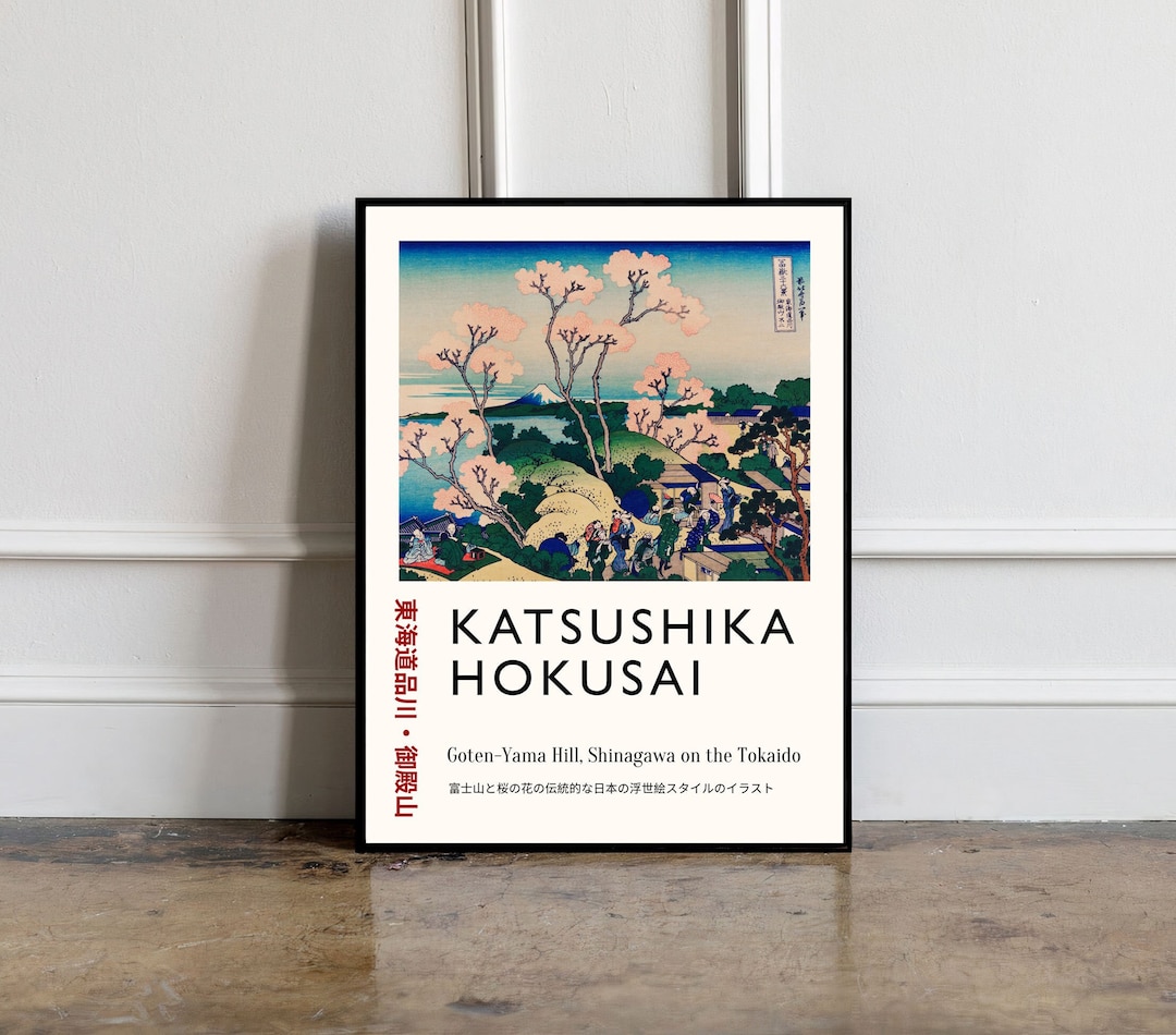 Katsushika Hokusai Poster, Katsushika Hokusai Wall Decor, Hokusai Wall ...
