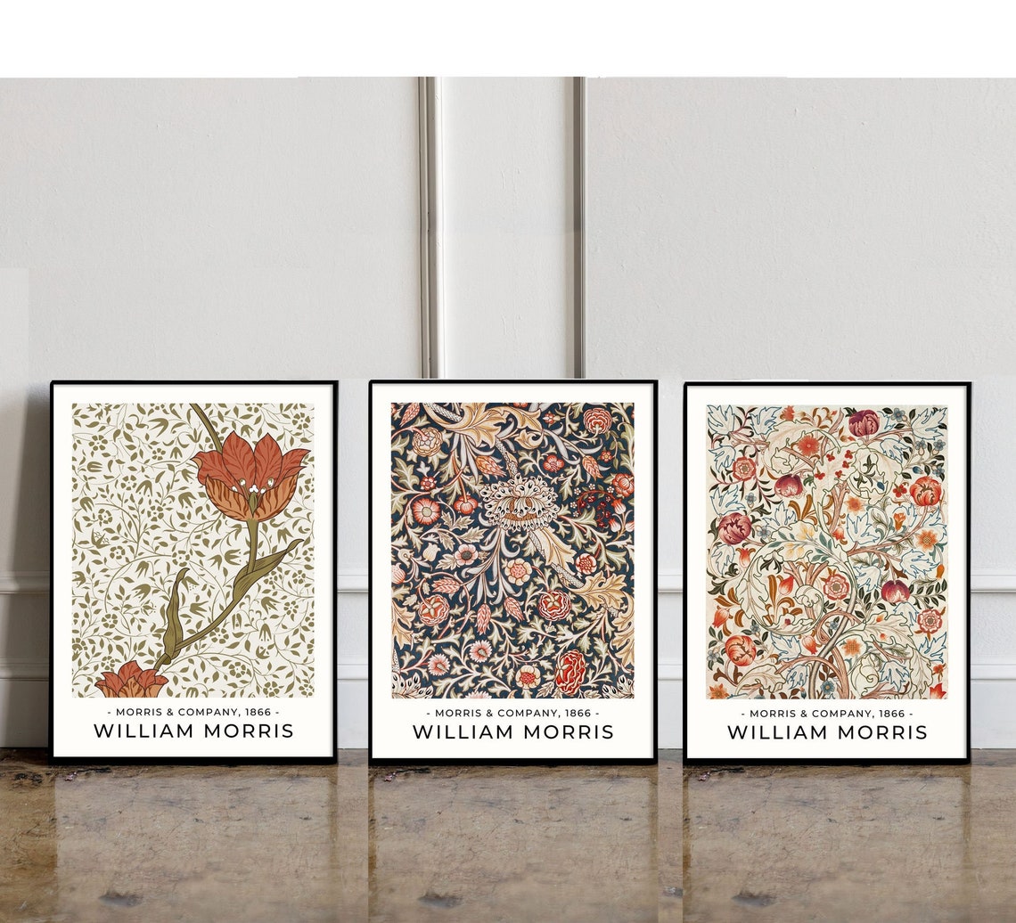 SET OF 3 William Morris Posters William Morris Print William - Etsy