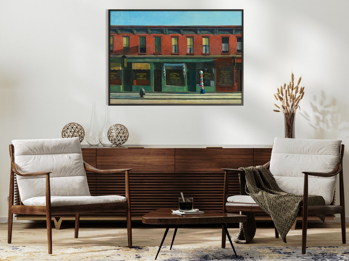 Edward Hopper Early Sunday Morning Poster Edward Hopper - Etsy