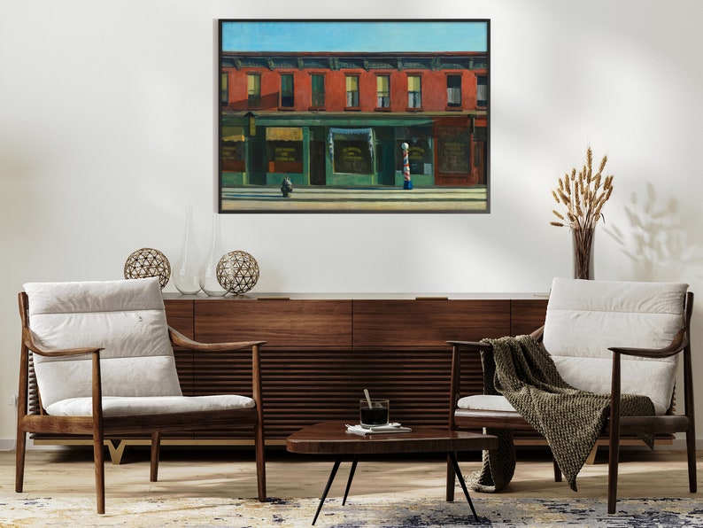 Edward Hopper Early Sunday Morning Poster Edward Hopper - Etsy