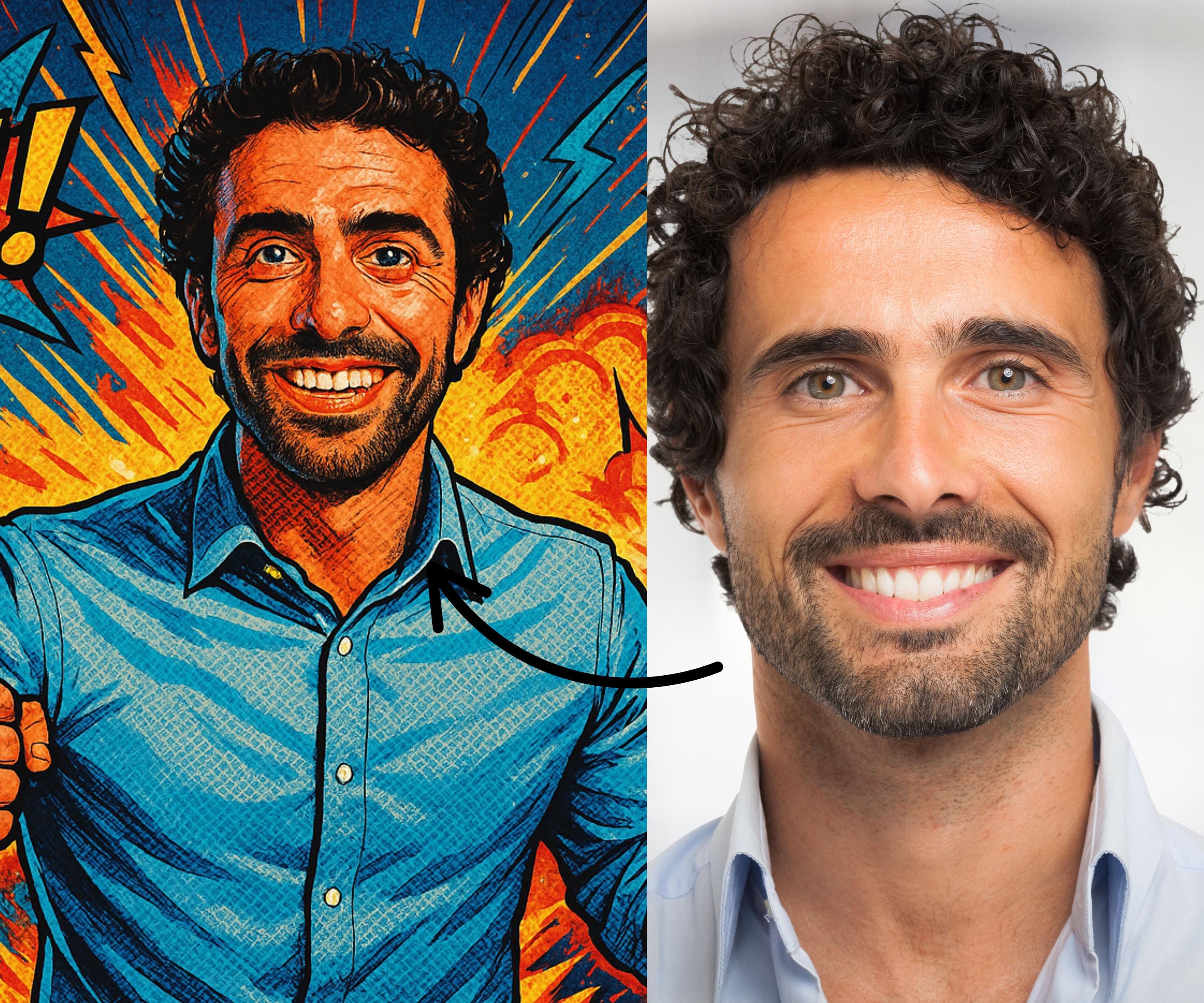 Personalized Comic Book Portrait From Photo, Custom Pop Art Poster ...