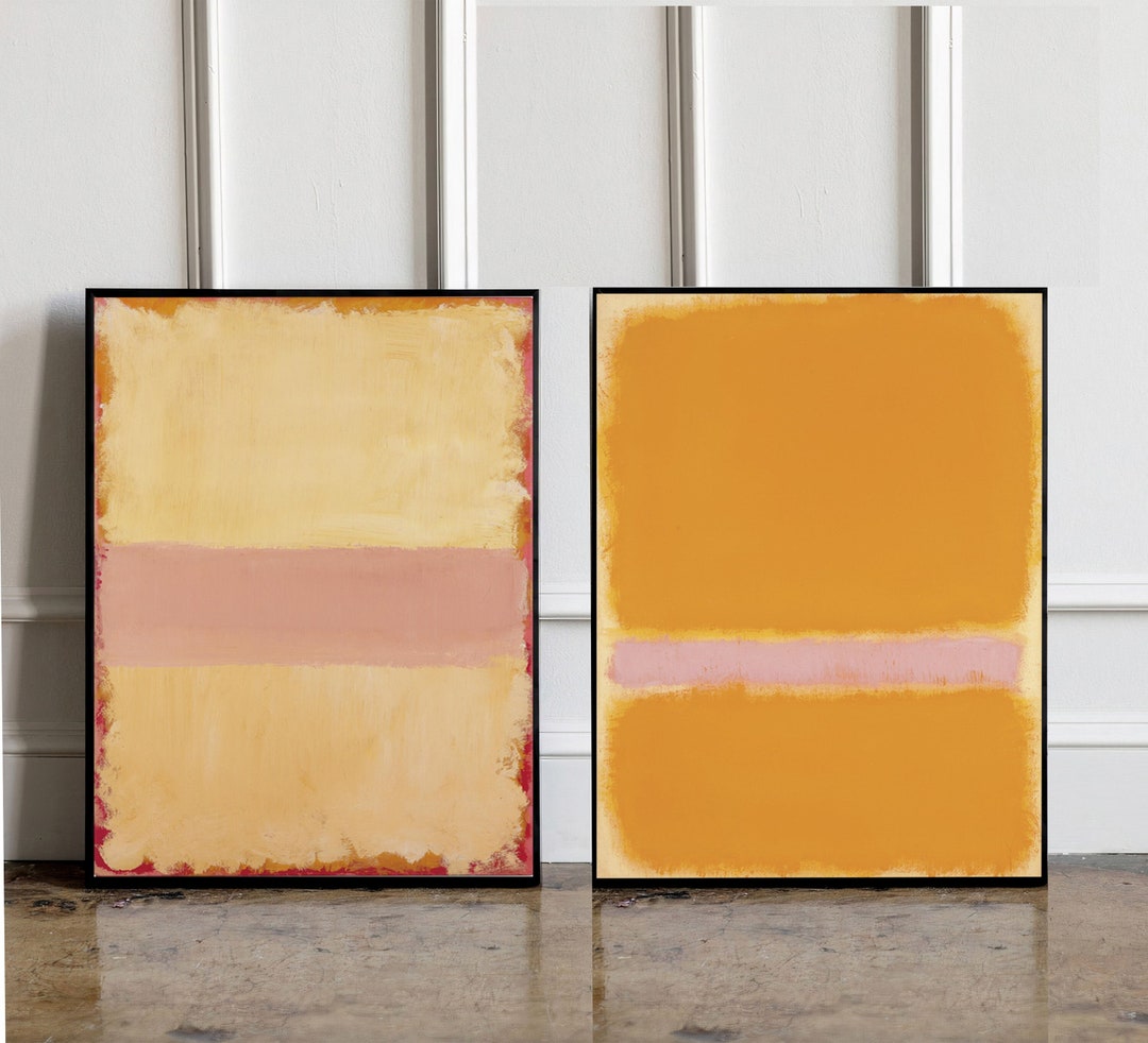 Set of 2 Mark Rothko Exhibition Poster Mark Rothko Exhibition - Etsy