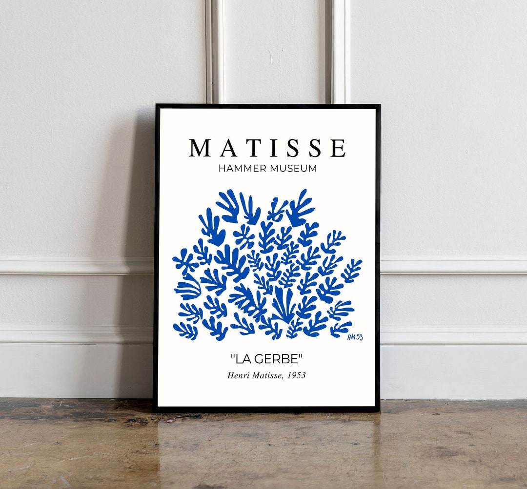Henri Matisse La Gerbe 1953 Poster Henri Matisse Wall Art - Etsy