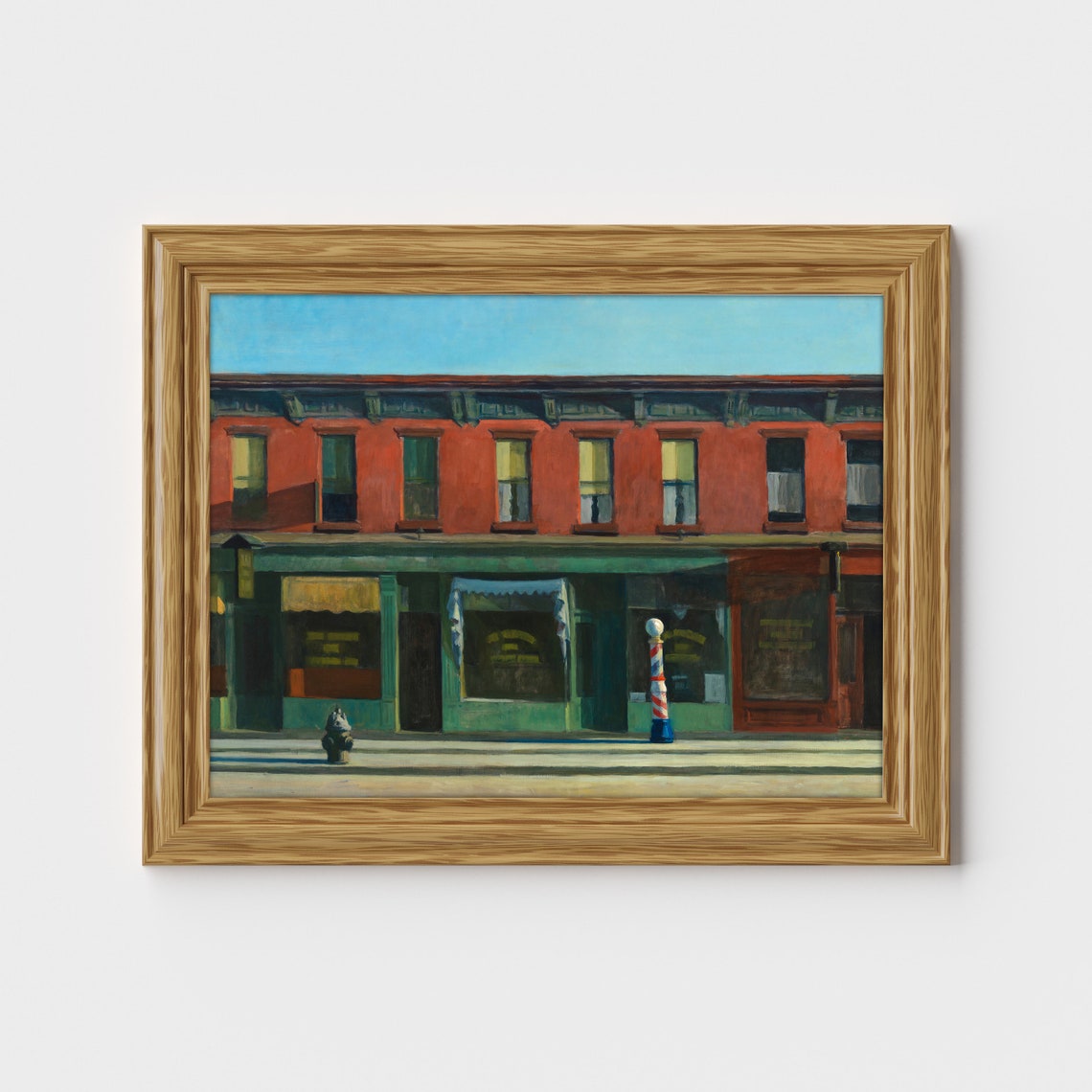 Edward Hopper Early Sunday Morning Poster Edward Hopper - Etsy