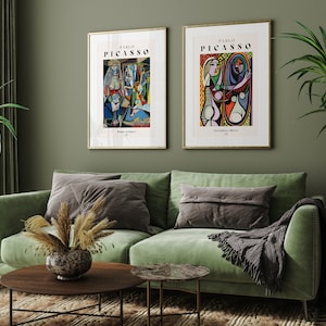 SET OF 2 Pablo Picasso Exhibition Posters, Pablo Picasso Exhibition ...