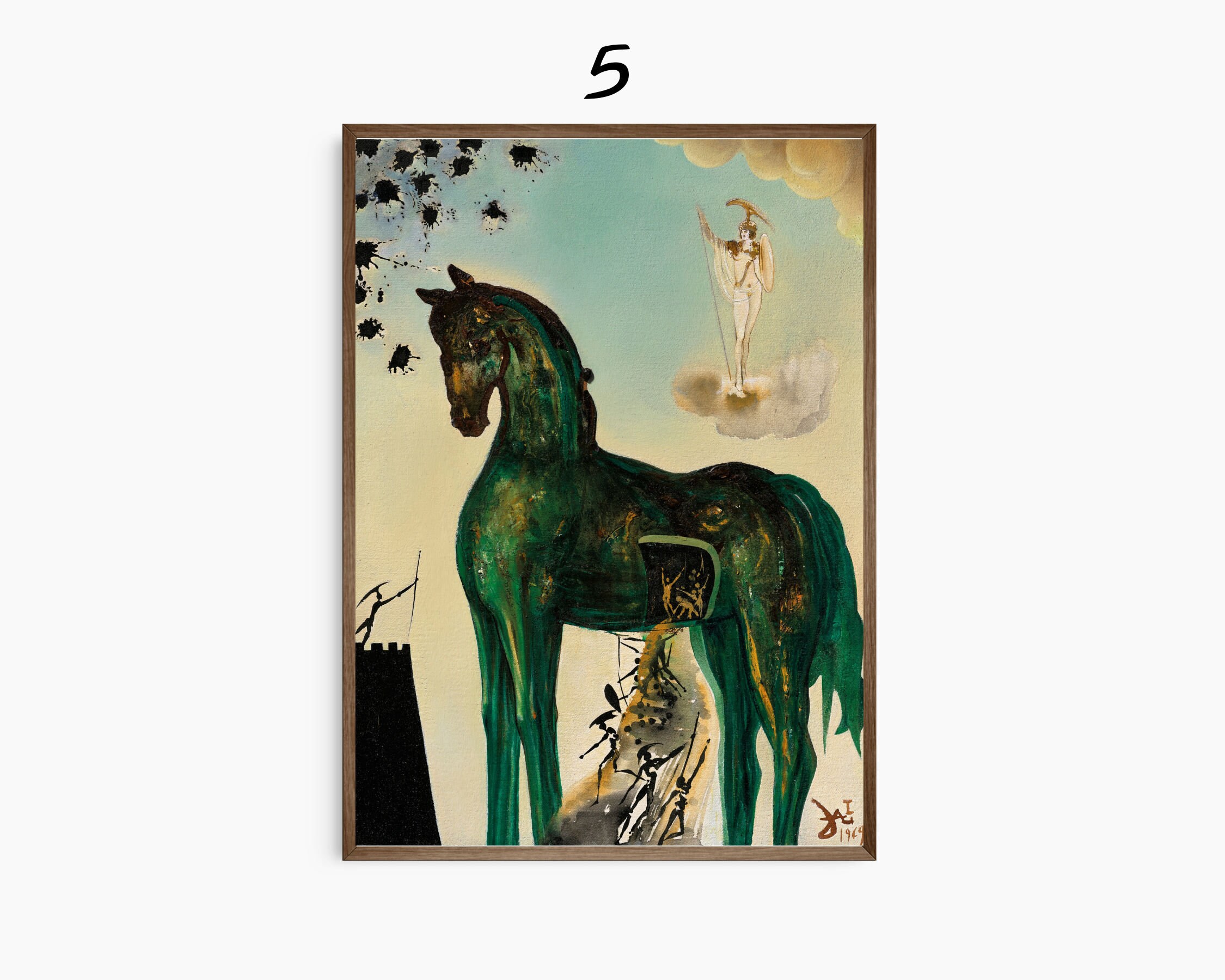 Salvador Dali Poster Sets Salvador Dali Exhibition Print | Etsy