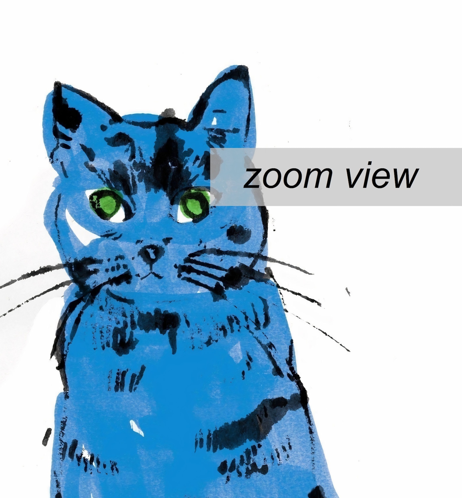 Andy Warhol Blue Cat Pop Art Poster Andy Warhol Blue Cat - Etsy