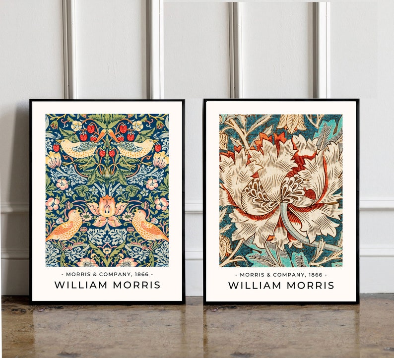 SET OF 2 William Morris Posters William Morris Print William - Etsy
