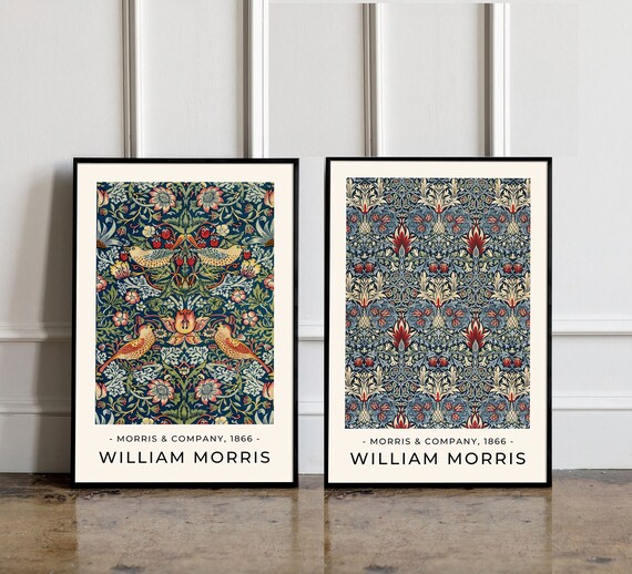 SET OF 2 William Morris Posters William Morris Print William | Etsy