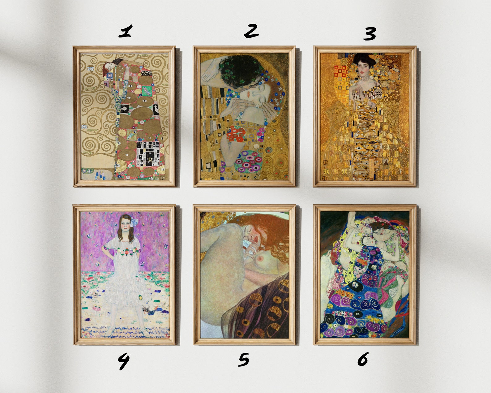 Gustav Klimt Poster Sets, Gustav Klimt Exhibition Print, Gustav Klimt ...