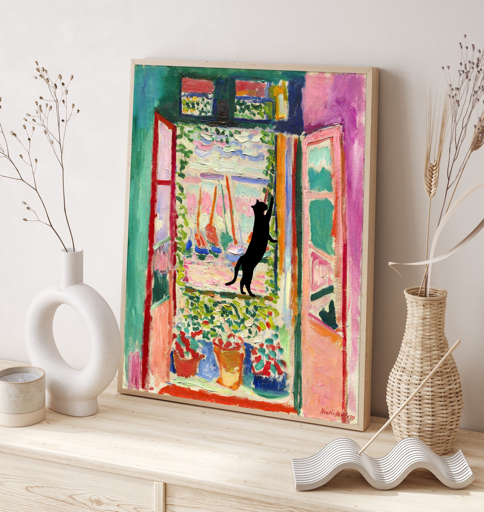 Henri Matisse Poster, Open Window Poster, Matisse Wall Art, Henri ...