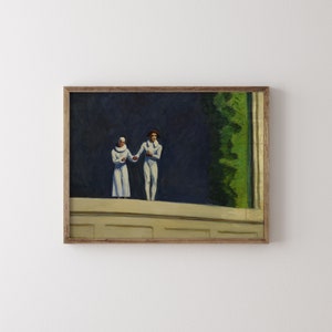 Edward Hopper Two Comedinas Poster, Edward Hopper Exhibition Print ...